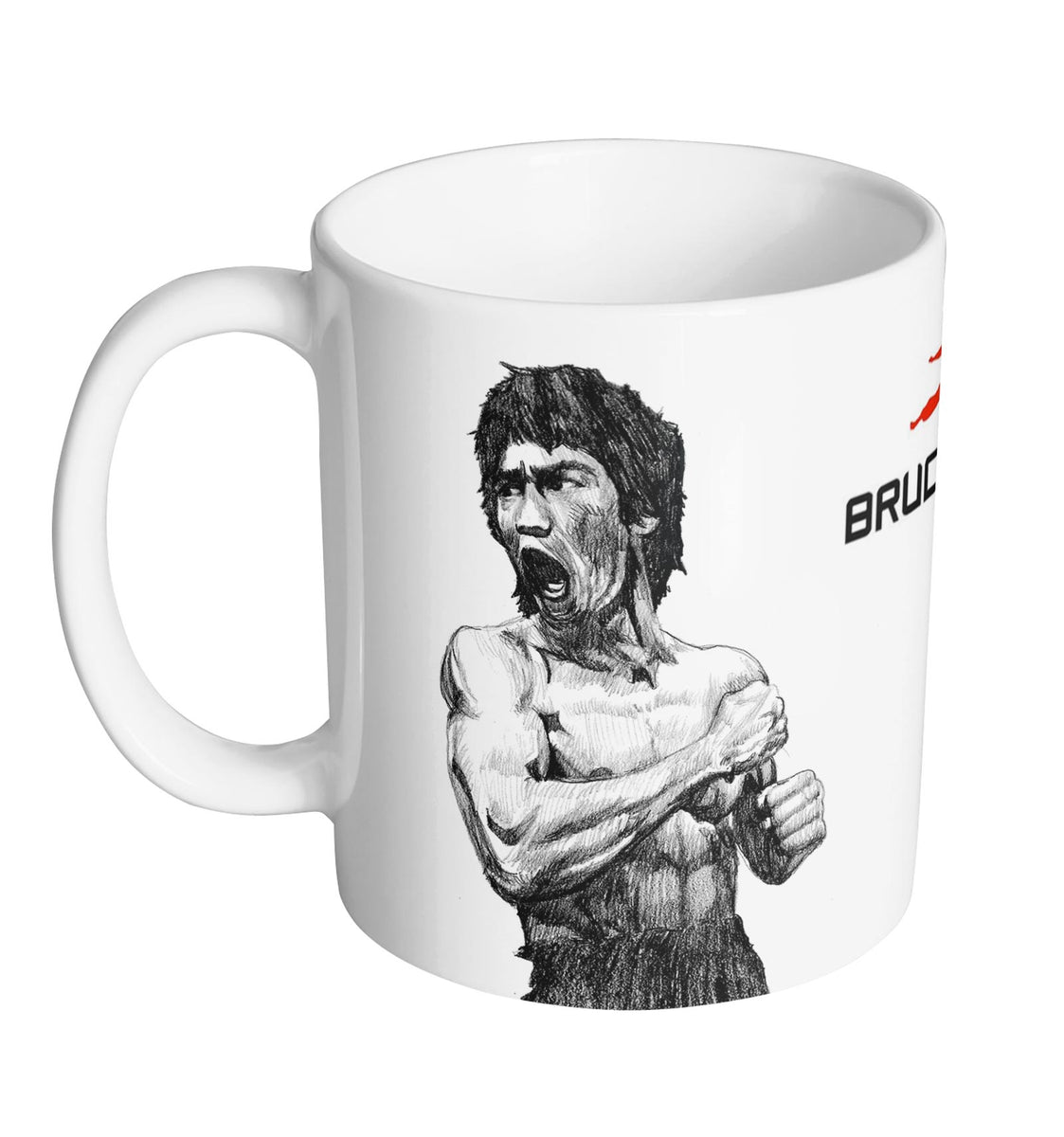Tasse Mug Polymere Incassable 340ML Bruce Lee - Draw Fighting | Artist ...